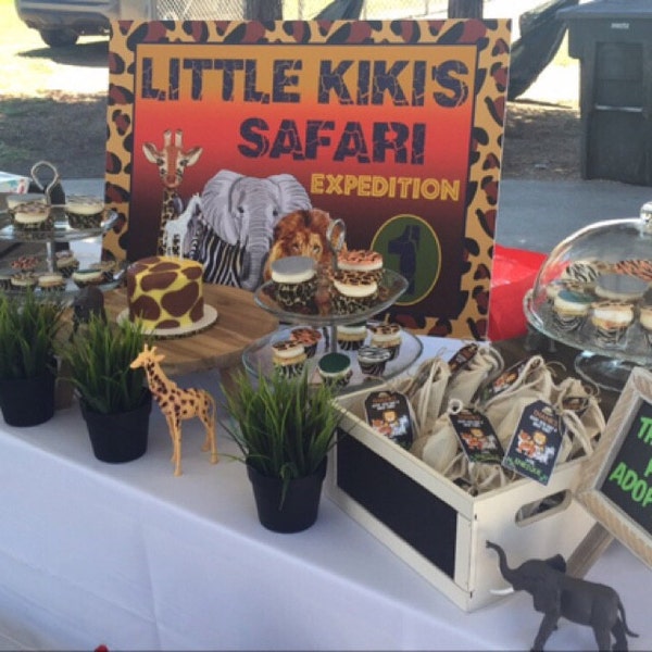 Printable Safari Jungle Signs, Welcome Signs, African Safari Party ...