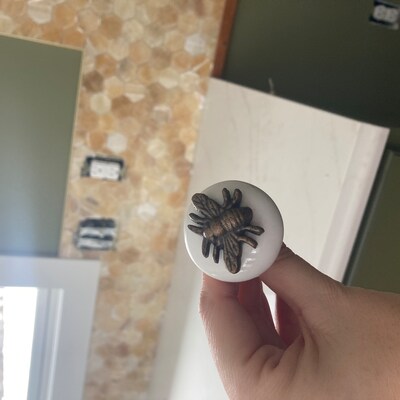 Vintage Bee Door Knob Antique Bee Cabinet Knob Insect Home Accessory Luxury Hardware - Etsy