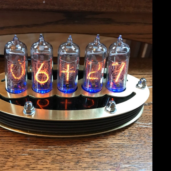 5-tube Levitating Nixie Clock (DIY Kit, Requires Complete Assembly, SMD ...