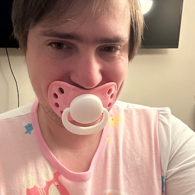 XL Paw Print Adult Pacifier ABDL - Etsy