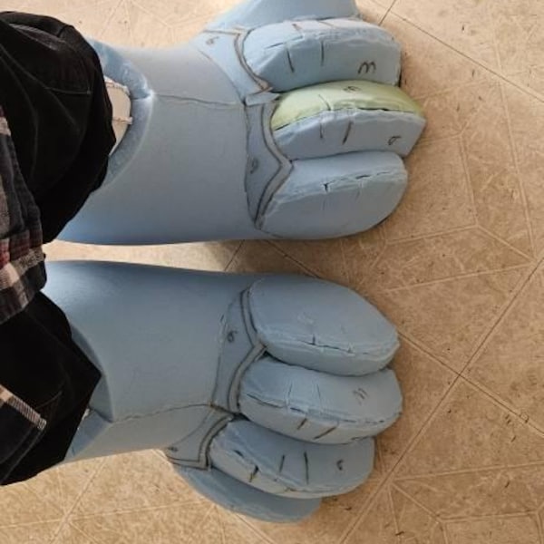 Digitigrade Fursuit Feetpaws Base PDF Pattern + Detailed Guide | Cute ...