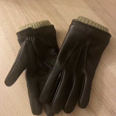 Custom Ladies Long Leather Gloves Handmade Opera Minimalist Vintage ...