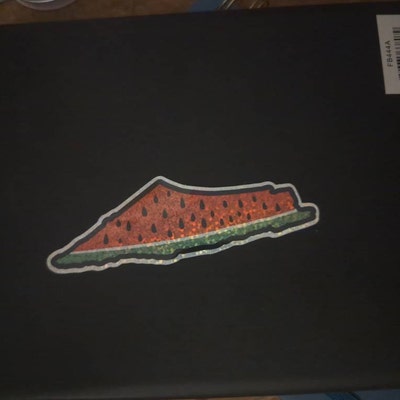 Watermelon Theme Palestine Map Sticker Weatherproof Palestinian Decal ...