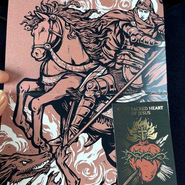 4" Rosary Crusader Vinyl Sticker - Etsy