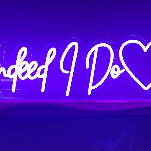 Custom Neon Sign, Mains Operated Neon, Wedding Neon Sign, Led Name Sign ...