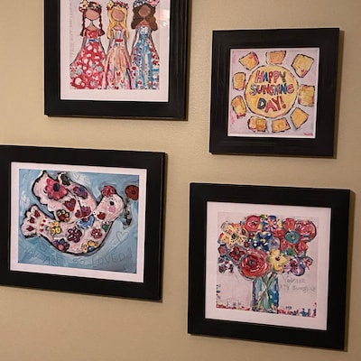 White Wood Frame Signature Frames Perfect Modern Contemporary Photo Art ...