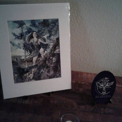 Fearless Sigil, Oval Tile Wall Hanging - Etsy