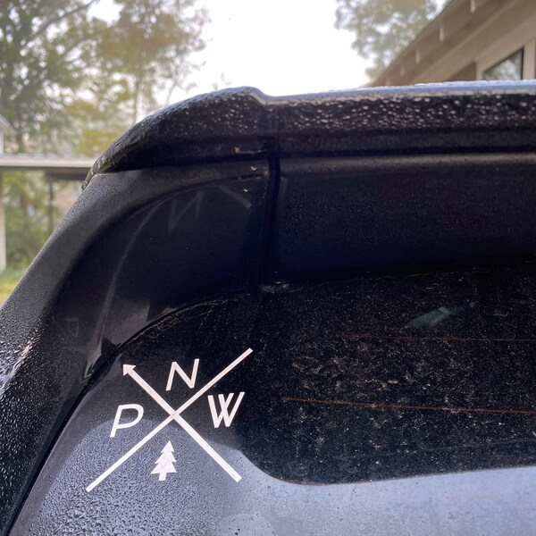 Pacific Northwest Pride Compass Vinyl Decal for Cars, Trucks & Outdoor ...