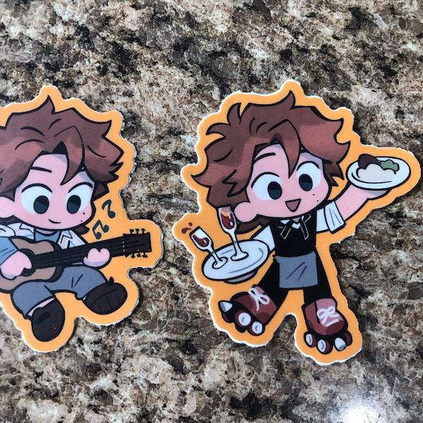 Rody Lamoree | Dead Plate | Matte Vinyl Stickers - Etsy