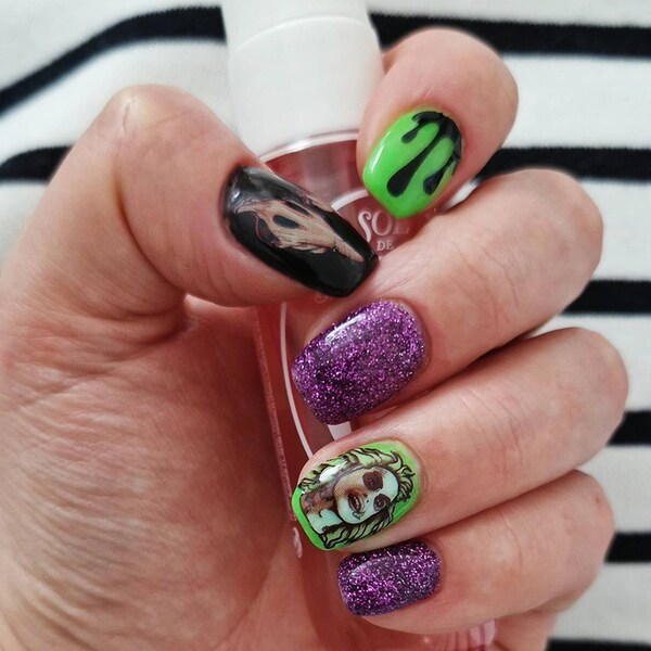 SPELLBOUND Nail Decal - Etsy