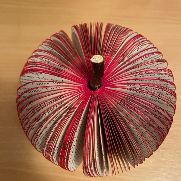 Personalized Twilight Apple - Red Apple - Handmade From Twilight Book ...
