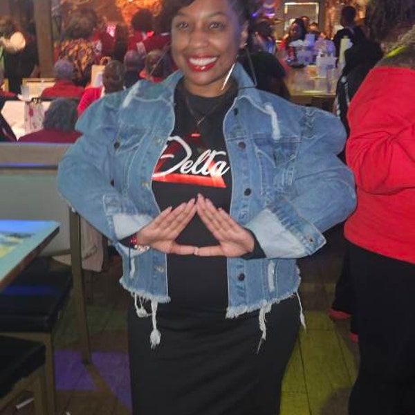 Delta Sigma Theta DST Folding Hand Fan - Etsy