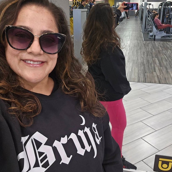 Bruja Sweatshirt, Funny Halloween Shirt for Women, Witch Shirt, Fall ...