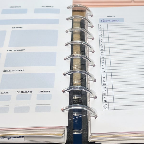 Two Week Planner, Printable, Fillable, Lined, Double Rowed, Mon/sun ...