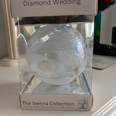 Silver Wedding Anniversary Gift Friendship Ball - Etsy UK