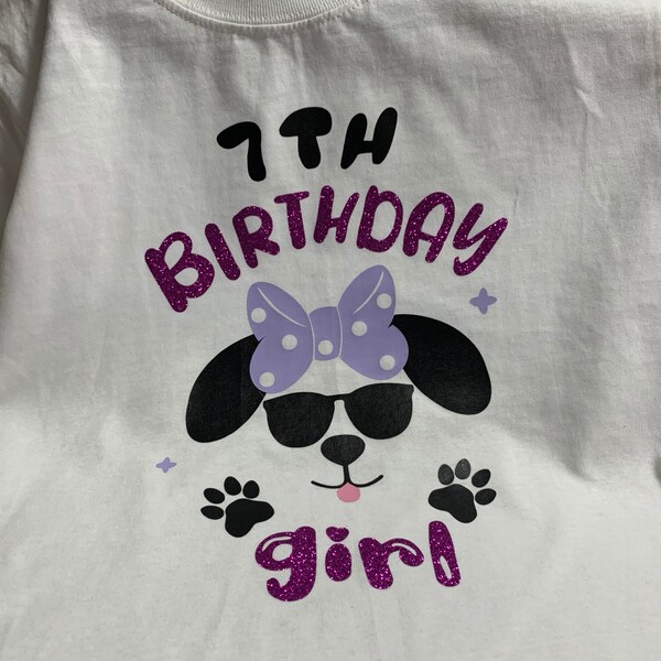 Birthday Girl Puppy Svg, Png, Jpg, Dxf, Puppy Svg File, Puppy Face Svg ...