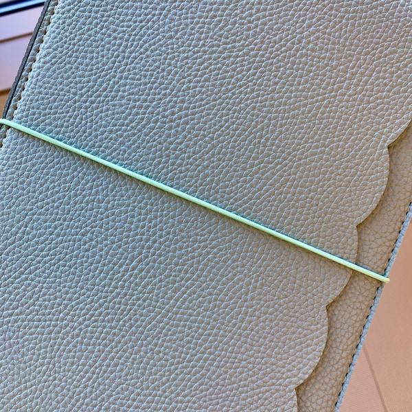 Handmade Textured Faux Leather Planner Cover. Traveler’s Notebook Cover ...