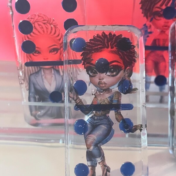 Trendy African American Manga Chibi Character - Sassy Attitude ...