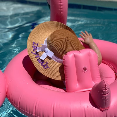 Baby, Infant, Toddler Floppy Beach Hat Personalized With Name or ...