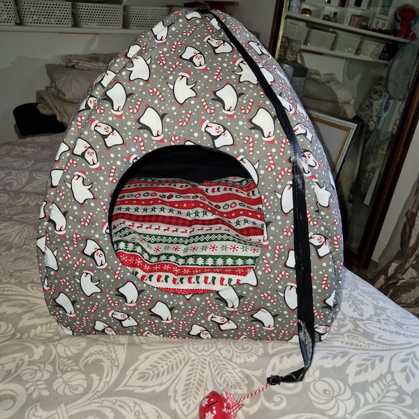 PDF Cat Cave Sewing Pattern / Cozy DIY Cat Bed / Beginner-friendly Cat ...