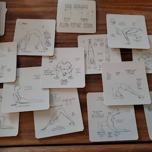 108 Asanas Flashcards Yoga Cards 108yogalove Align. Refine. Design ...