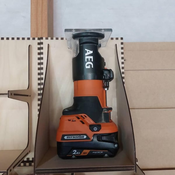 French Cleat Hex Bit Holder Laser Cut Files | DIY Drill & Driver Bit ...