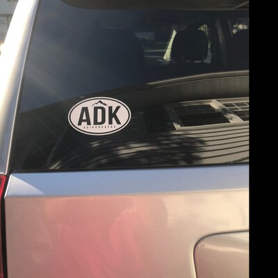 ADK Sticker Free Shipping / Adirondacks Sticker / ADK Mountain Sticker ...