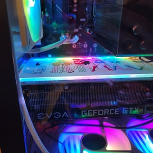Custom RGB GPU Backplate Spectrum - Etsy UK