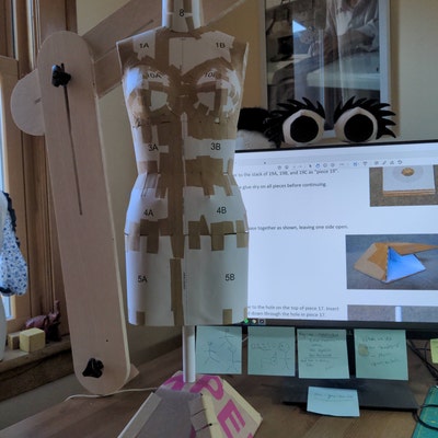 PDF: Make a Half Scale Dress Form With This Pattern - Etsy