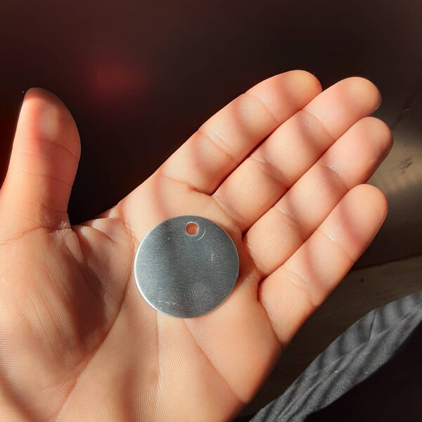 5 Aluminum Rectangle Stamping Blank Dog Tags Double Hole 1" X 2" - Etsy
