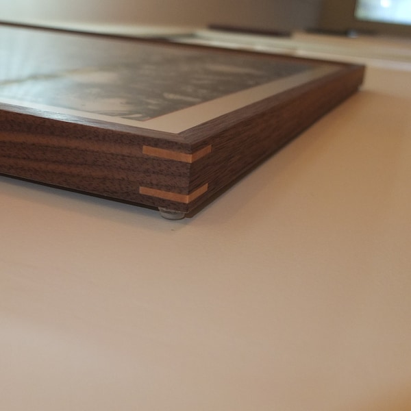 Maple Picture Frame / Custom Size Available / 1/2" Thin Edge Handmade ...