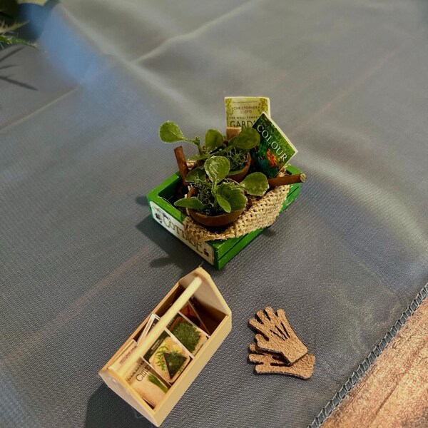 Miniature Farmhouse Pitcher of Flowers - Etsy