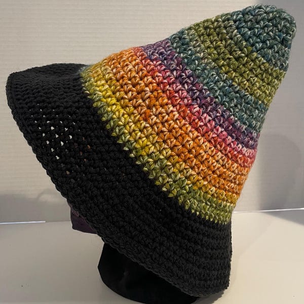 PATTERN Crochet Snufkin Flower Witch Goblin Hat - Etsy UK