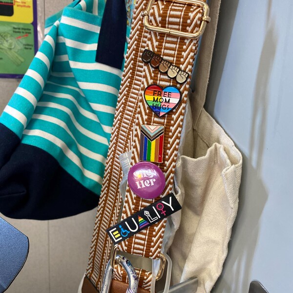 Stay Positive Battery Enamel Lapel Pin, Encouragement Brooch Badge ...