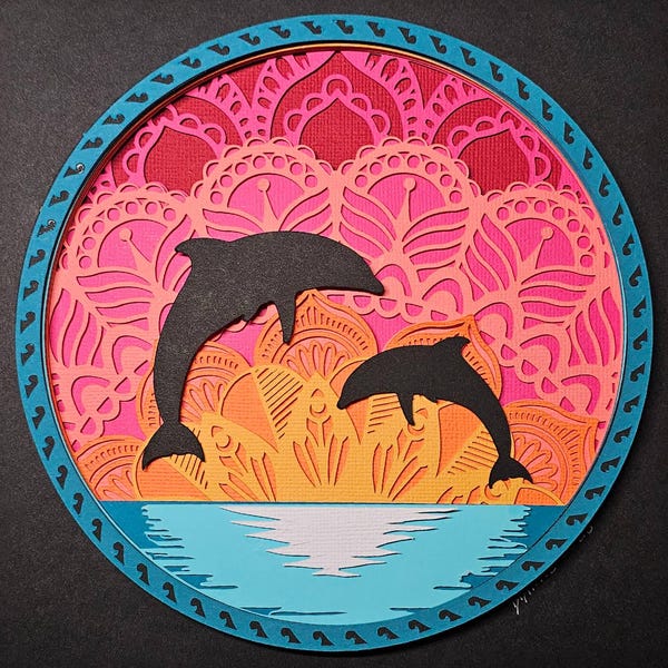 3D Northern Lights SVG, Aurora Borealis, Northern Lights Shadowbox ...