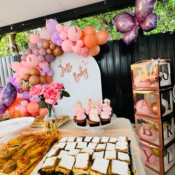 Hello Baby Sign, Oh Baby Shower, Gender Reveal, Cute Baby Shower Back ...