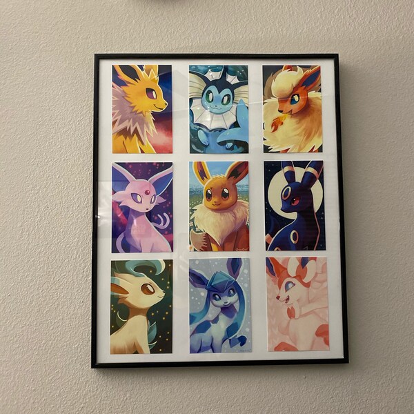 Eeveelution Print Set - Etsy