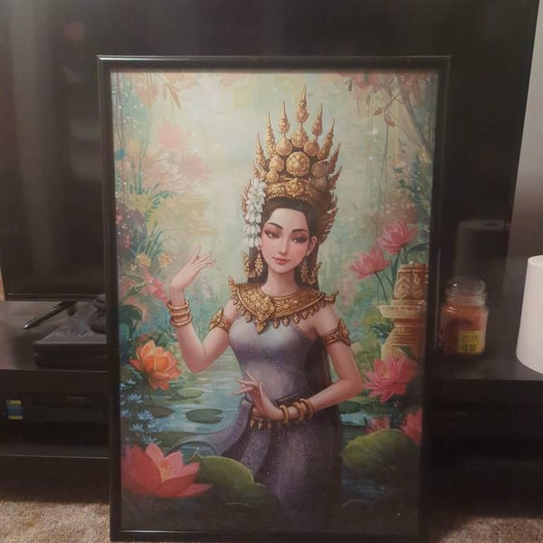 Cambodian Yeak Demon iPhone Wallpaper | Khmer Guardian Phone Background ...