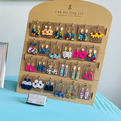 Extra Large Craft Fair Earring Display Stand/retail Earring Display ...