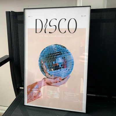 Taylor Mirrorball Poster, Folklore Disco Ball Print, Retro Funky Mirror ...
