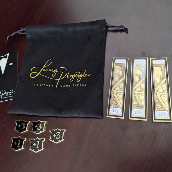 Mtg Counters - Loyalty Metal - Unofficial Luxury Token Set (5) for ...