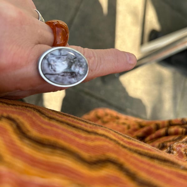 Robert Plant Led Zeppelin Ring | Handmade Image Ring | Americana ...