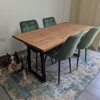 RALA - LIVE EDGE // Live Edge Distressed Entryway Console Table With ...