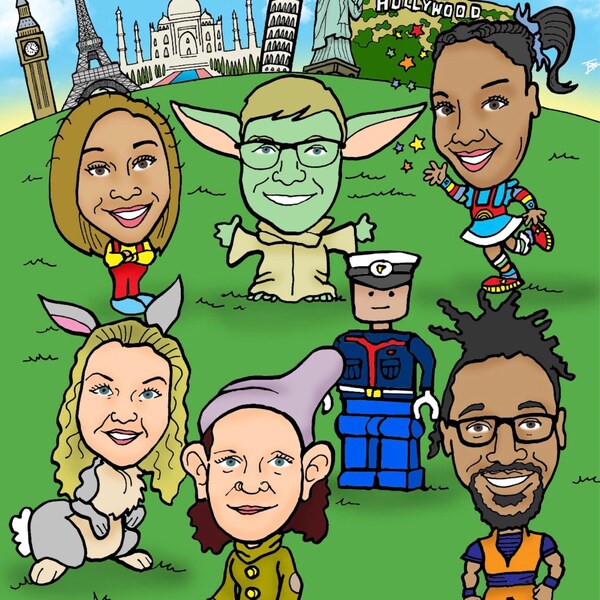 Personalized Comic Strip Drawing Custom Cartoon Caricature, Story ...