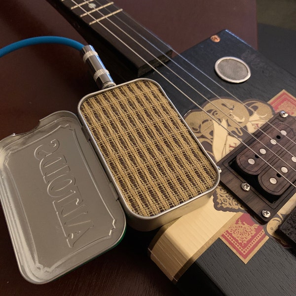 Portable Mint Tin Amp and Speaker for Electric Guitar- Altoids Green ...