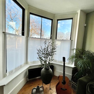 Cotton Muslin Blind, Flat Curtain, Egyptian Cotton, Max Length 120cm - Etsy