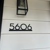 8 Inch Metal House Numbers and Letters, Modern House Numbers, Classic ...