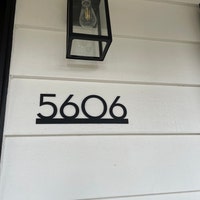 8 Inch Metal House Numbers and Letters, Modern House Numbers, Classic ...