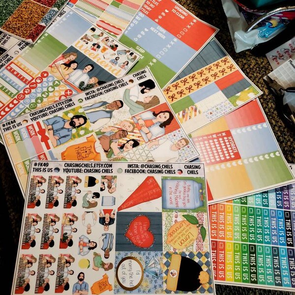 Printable Daily Sticker Kit Digital Planner Sticker Kit Instant ...