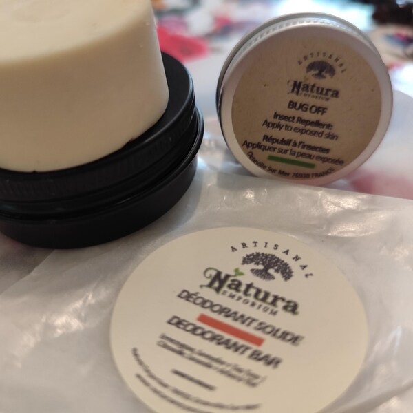 Natural & Vegan Deodorant Bar or Balm | Solid Deodorant Bar | Plastic ...